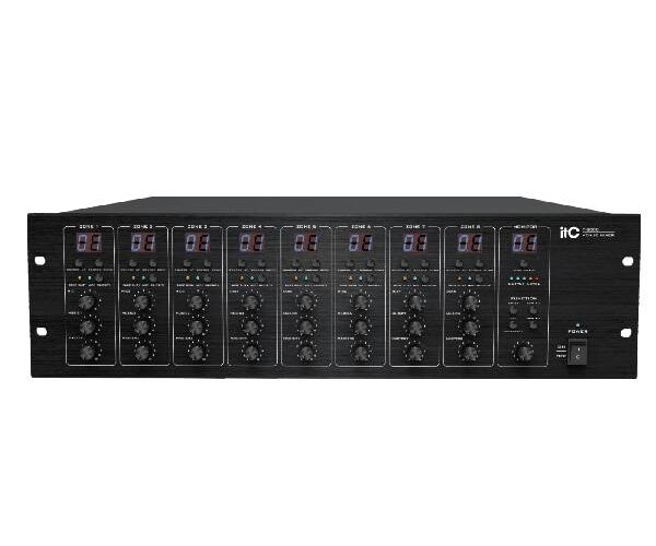 T-8000 8×8 Audio Matrix & Paging Controller - SCP Audio NZ